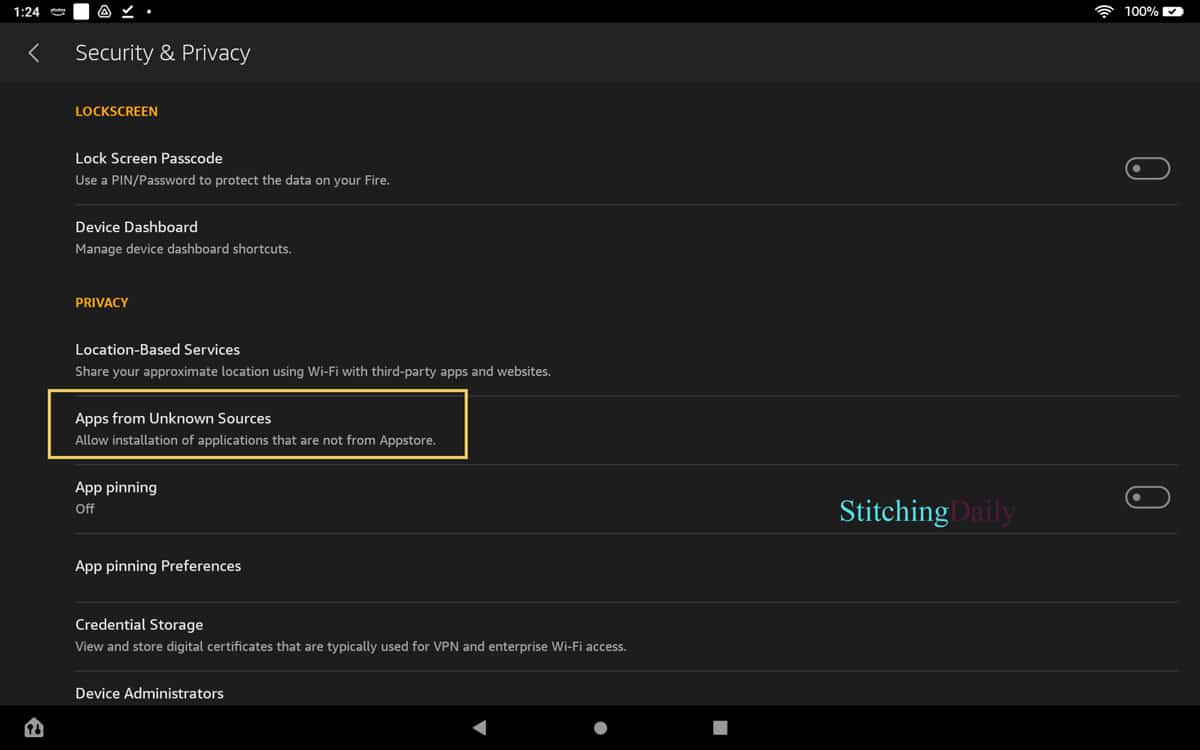 Install Pattern Keeper on Amazon Fire Tablet - Stitching Daily