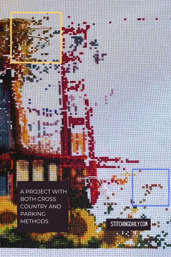 How to Cross Stitch With Multiple Colors - Stitching Daily