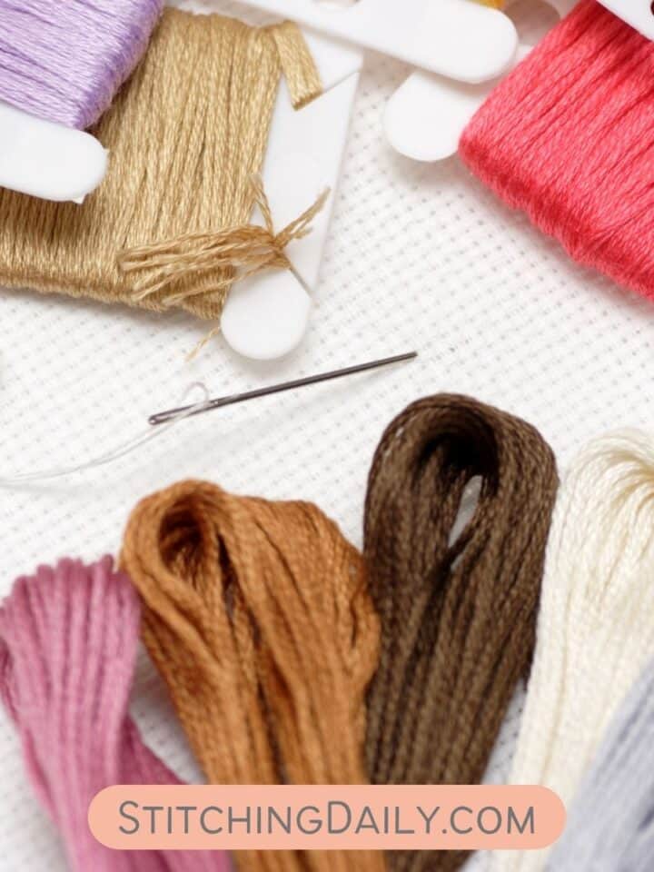 How To Use Floss Bobbins - Stitching Daily