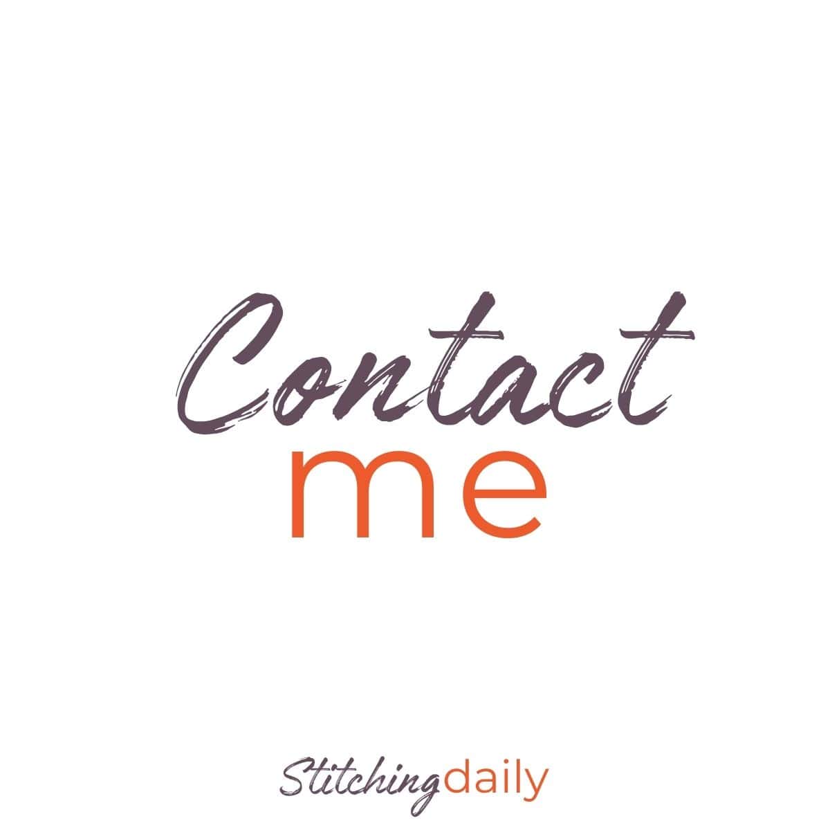 Contact - Stitching Daily